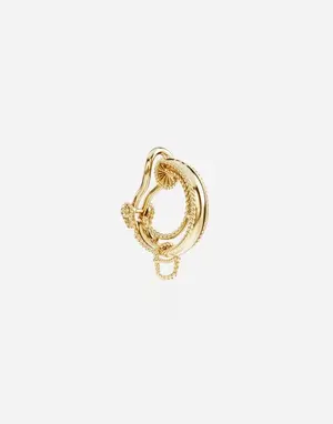Dolce & Gabbana Lettering Clip Earring - Gold