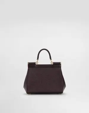 Dolce & Gabbana Small Sicily Bag - Bordeaux