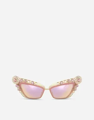 Dolce & Gabbana Embellished Sunglasses - Gold