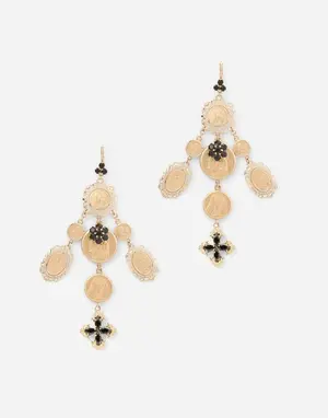Dolce & Gabbana Sicily Dangle Earrings - Gold
