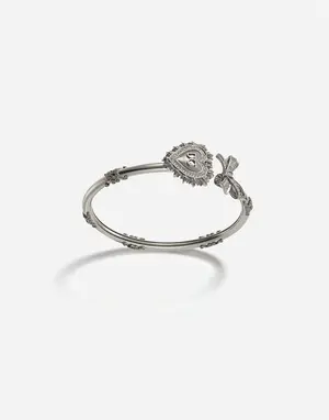 Dolce & Gabbana 18-carat Gold And Diamond Devotion Bracelet - White Gold