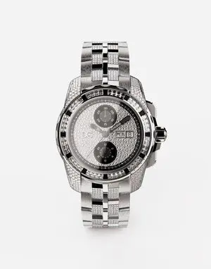 Dolce & Gabbana Diamond Pavé Watch - White Gold