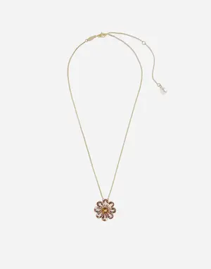 Dolce & Gabbana 18-carat Yellow And Red Pendant With Morganites - Gold
