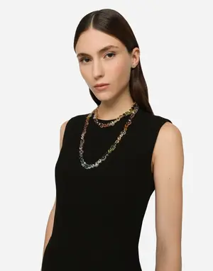 Dolce & Gabbana Rainbow Gemstone Necklace