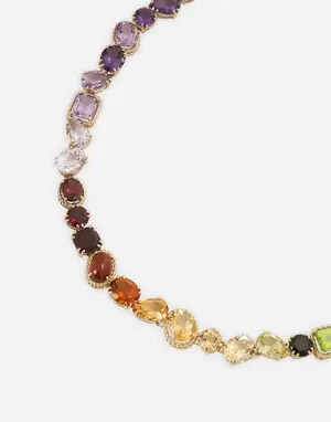 Dolce & Gabbana Rainbow Gemstone Necklace