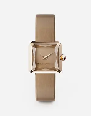 Dolce & Gabbana Sofia Watch In Rose Gold - Beige