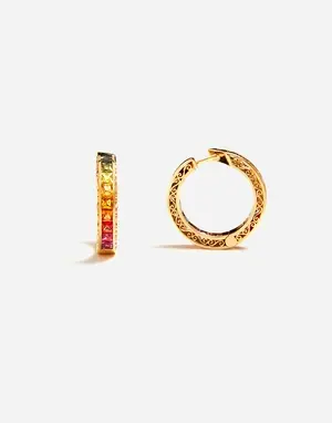 Dolce & Gabbana Rainbow Hoop Earrings