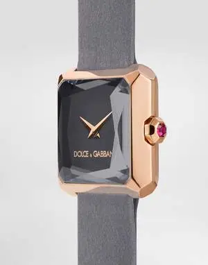 Dolce & Gabbana Sofia Watch In Rose Gold - Gray