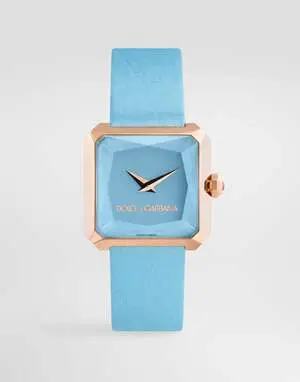 Dolce & Gabbana Rose Gold Watch - Light Blue