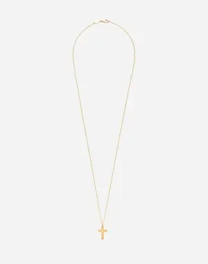 Dolce & Gabbana Cross Pendant Necklace - Gold
