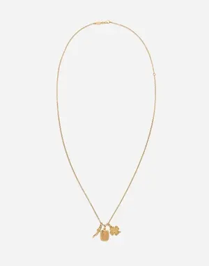 Dolce & Gabbana Good Luck Necklace - Yellow/red
