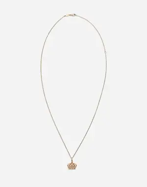 Dolce & Gabbana Royal Pendant Necklace - White