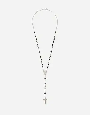 Dolce & Gabbana Sicily Rosary Necklace - Gold/black