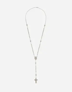 Dolce & Gabbana Sicily Rosary Necklace - White Gold