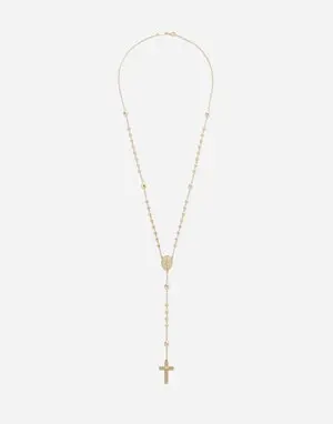 Dolce & Gabbana Sicily Rosary Necklace - Yellow Gold