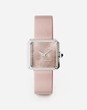 Dolce & Gabbana Sofia Steel Watch With Diamonds - Antique Pink