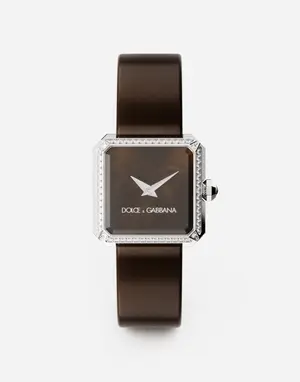 Dolce & Gabbana Sofia Steel Diamond Watch - Chocolate