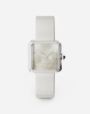 Dolce & Gabbana Sofia Steel Watch With Diamonds - Ivory