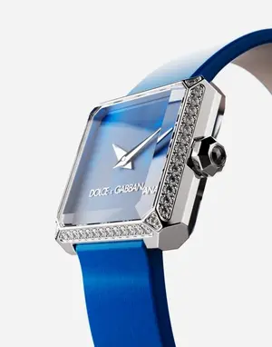 Dolce & Gabbana Sofia Steel Watch With Diamonds - Blue