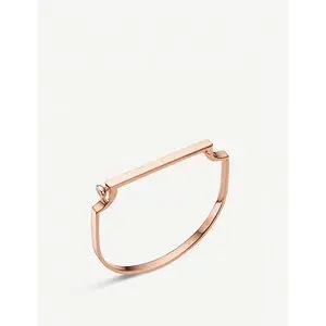 Monica Vinader Signature Bangle - Rose Gold