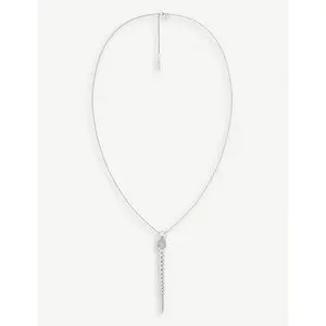SHAUN LEANE Serpent Trace Diamond Necklace - Silver