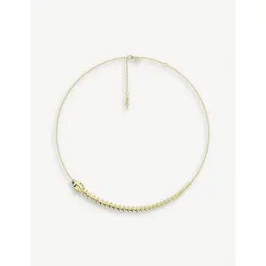 SHAUN LEANE Serpent Trace Yellow Gold-plated Vermeil Sterling Silver Necklace - Yellow Gold Vermeil