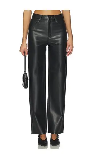PISTOLA Cassie Super High Rise Straight - Onyx