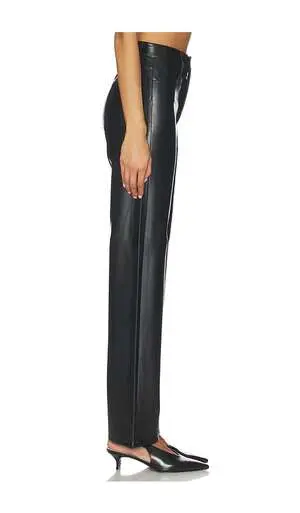 PISTOLA Cassie Super High Rise Straight - Onyx