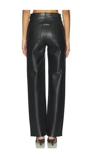 PISTOLA Cassie Super High Rise Straight - Onyx