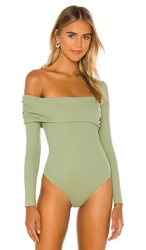 LOVERS AND FRIENDS Florence Bodysuit - Dark Green