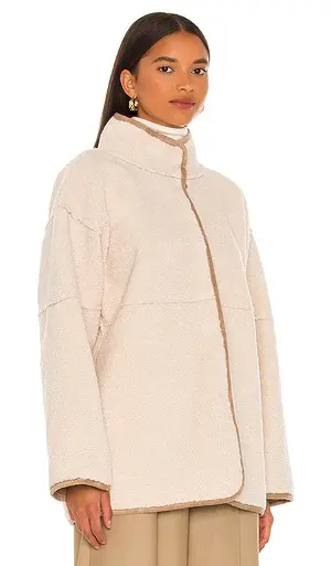 Velvet By Graham & Spencer Reversible Albany Lux Sherpa Jacket