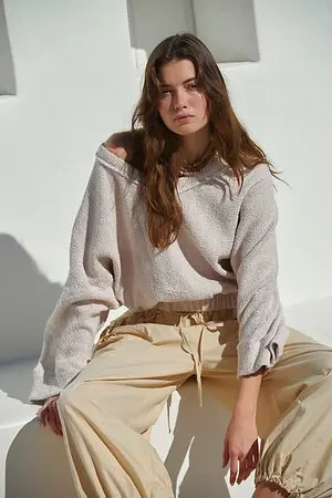 Free People Free People BRB Solid Pullover Salt