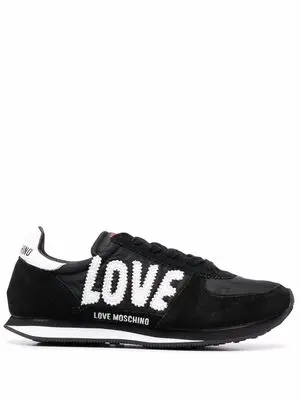 Moschino Embroidered Logo Low-top Sneakers