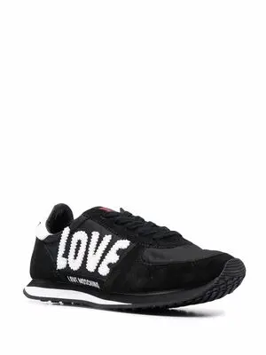 Moschino Embroidered Logo Low-top Sneakers