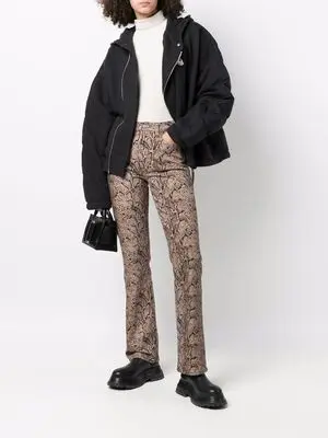 Palm Angels X Moncler Side Zip Fastening Padded Jacket