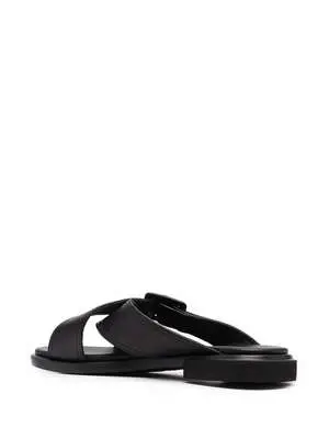 Camper Edy Leather Sandals - Black
