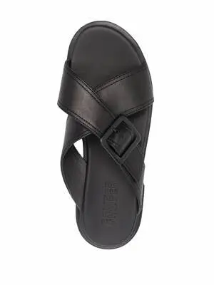 Camper Edy Leather Sandals - Black