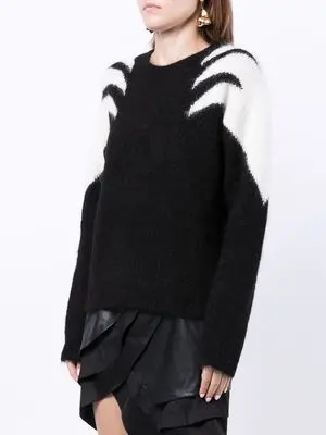 RtA Oversized Two-tone Sweater