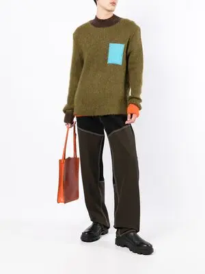 Jacquemus Color-block Crewneck Sweater