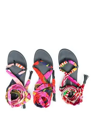 STUDIO CHOFAKIAN Ocean Flat Sandals