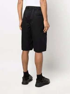 44 LABEL GROUP Cotton Debossed Logo Shorts