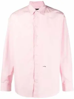 Dsquared2 Logo-print Long-sleeve Shirt - Pink