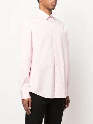 Dsquared2 Logo-print Long-sleeve Shirt - Pink