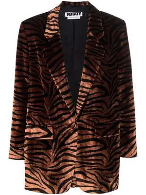 Remain Birger Christensen Tiger Striped Blazer Jacket