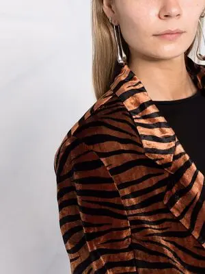 Remain Birger Christensen Tiger Striped Blazer Jacket