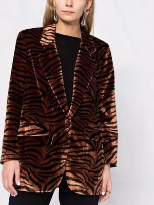 Remain Birger Christensen Tiger Striped Blazer Jacket