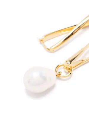 MISSOMA Baroque Pearl-twist Drop Earrings