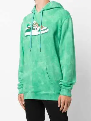 MOSTLY HEARD RARELY SEEN 8-BIT Dunk Tie-dye Pullover Hoodie - Green