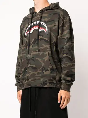 MOSTLY HEARD RARELY SEEN 8-BIT Shark Mouth Camouflage Hoodie