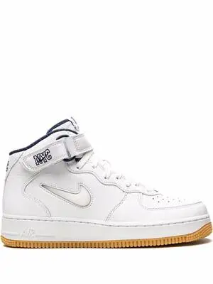 Nike Air Force 1 Mid Jewel Qs Nyc Yankees Sneakers